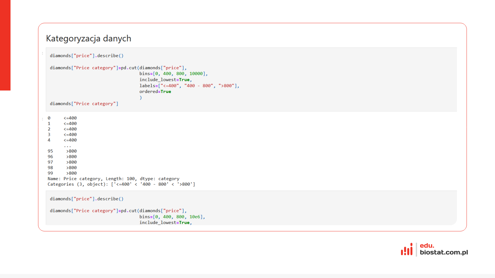 Data Science w Python - podstawy. Analiza danych cz.1 | Szkolenie